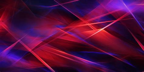 Premium Ai Image Intersecting Lines Dance In Vibrant Hues Of Dark Violet And Red Generative Ai