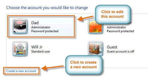 Managing User Accounts In Windows 7 Kamil