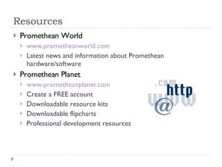 Promethean For Beginners PPT