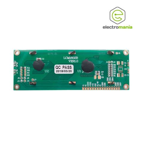 Pantalla LCD 1602 con I2C Electromanía Perú