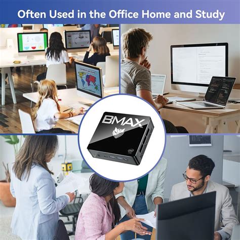 Міні ПК Bmax B4 Plus Intel N100 Ram 16gb Ssd 512gb 2 X Hdmi Lan Wi Fi 5 Bluetooth