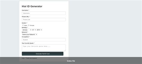Id Card Generator For 25 Codeclerks