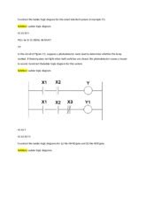 Construct The Ladder Logic Diagram For Construct The Ladder Logic Diagram For The Robot