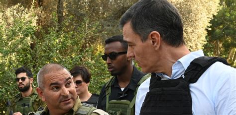 Sánchez Comparece En El Paso De Rafah Frontera Entre Egipto Y La