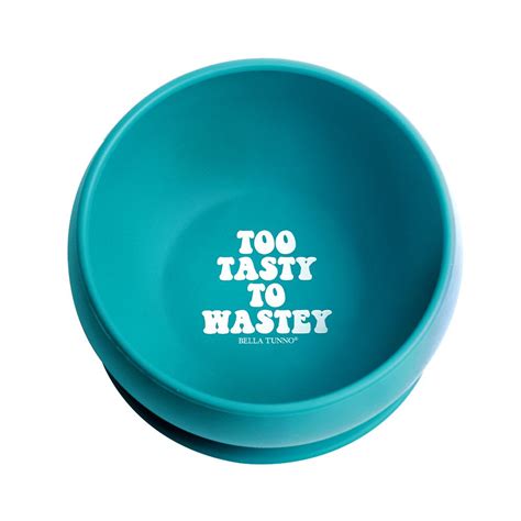 美國 Bella Tunno 矽膠吸盤碗 Too Tasty To Wastey 太好吃不能浪費｜媽咪愛