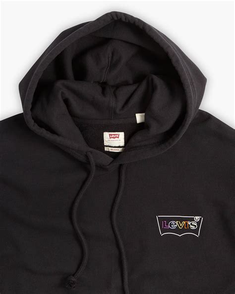 Relaxed Graphic Hoodie Black Levis® Me