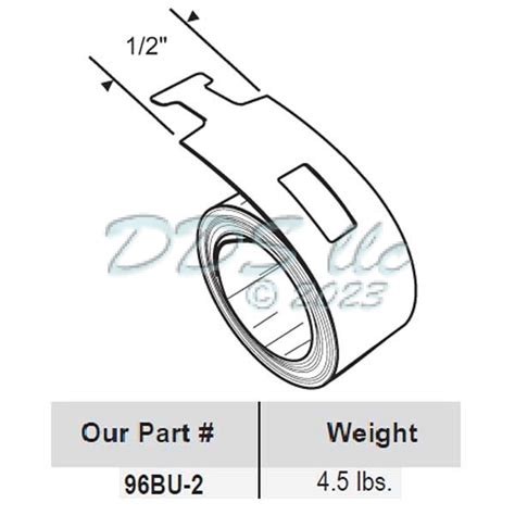 96bu Constant Force Balance 96bu 2 Patio Door Repair Parts