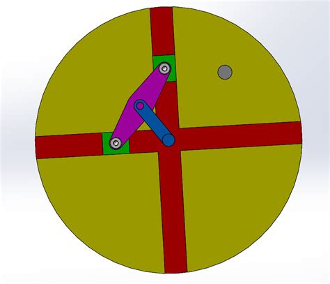 改进双滑块机构 SOLIDWORKS 2021 模型图纸下载 懒石网