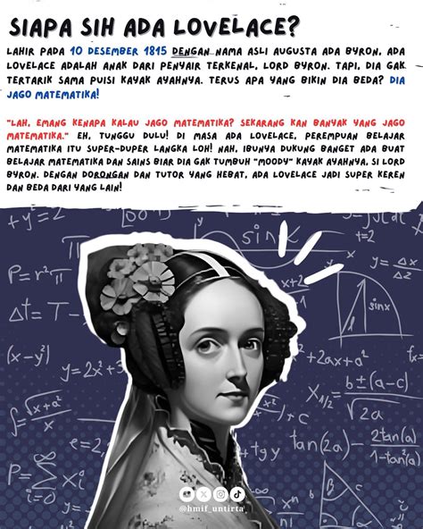 Informatika Ft Untirta Dari Menulis Algoritma Pertama Untuk Mesin Komputer Hingga Menjadi