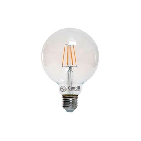 Lámpara Filamento Globo Led E27 6w Vintage Electromingo