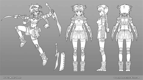 Character Model Sheet Anime Character Design 3d Model Character