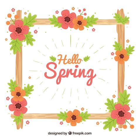 봄 테두리 이미지 Freepik에서 무료 다운로드