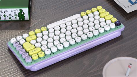 3d Logitech Pop Key Keyboard Mint Green 3d Molier International