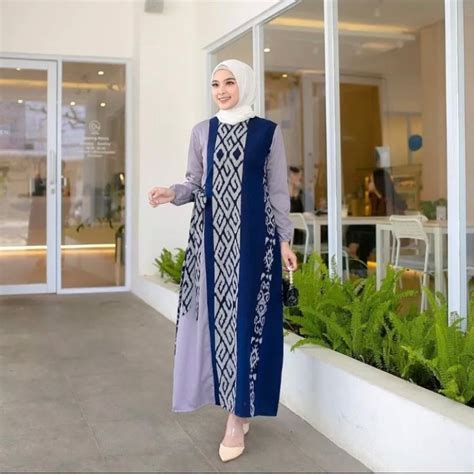 Jual Set Couple Tenun Kondangan Baju Couple Hari Raya Terbaru Motif
