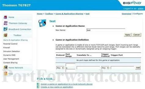 Fastest Technicolor TG587n Router Open Port Guide