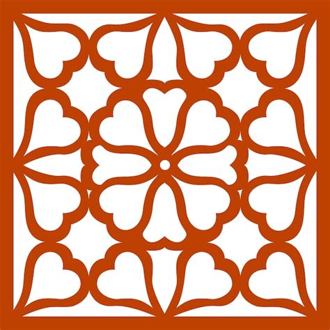 Premium Vector Jali And Laser Cutting Seamless Pattern
