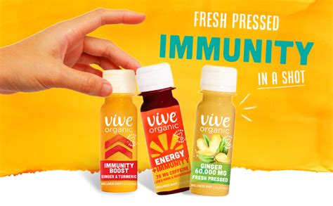 Amazon Vive Organic Immune Support Ginger Shot Turmeric Shot