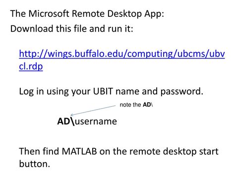 Ppt Connecting To Matlab Using Remote Powerpoint Presentation Id4569353