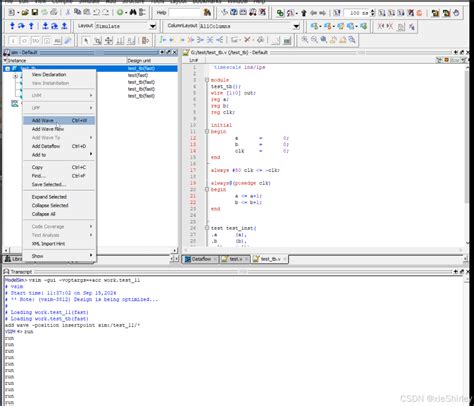 用modelsim对verilog进行仿真verilog 仿真 Csdn博客