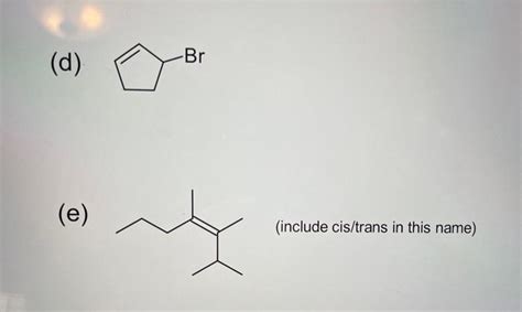 Solved Name The Following Compounds According To Iupac