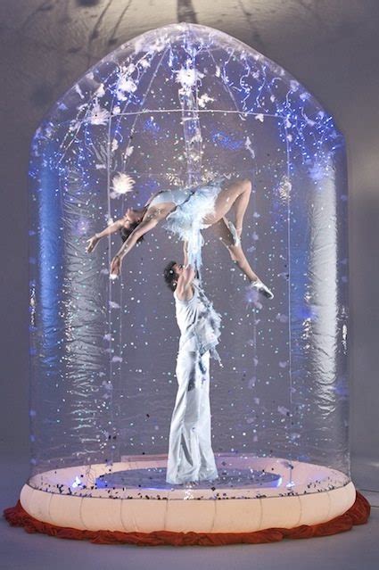 Snowglobe For Hire Book Acrobats In A Snow Globe Corporate