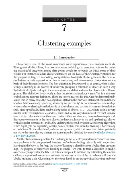 Clustering Examples Pdf Cluster Analysis Mathematical Optimization