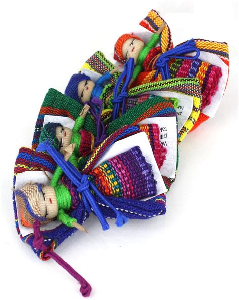 Urban Guatemalan Worry Dolls Genuine Handmade Mayan Fair Trade One