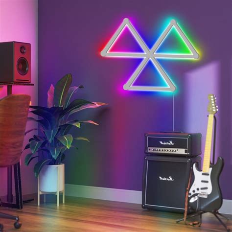 Xersek Led Wandleuchte Lichtleisten Rgb Diy Music Sync Bluetooth