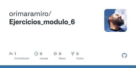GitHub Orimaramiro Ejercicios Modulo