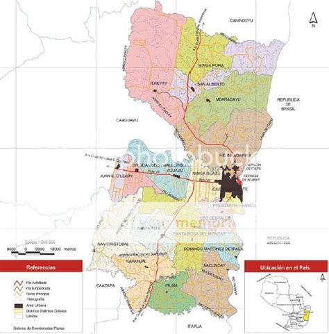 Alto Parana Departamento Paraguay Mapa Photo By Marcetw Photobucket