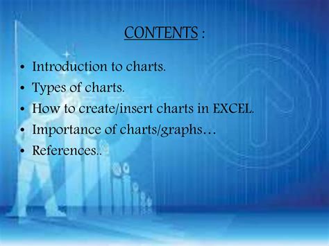 Charts And Graphs In Excel PPTX