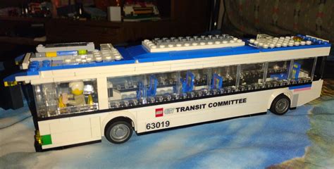 Lego City Transit Committee Zero Emissions Battery Electric Bus Mocs