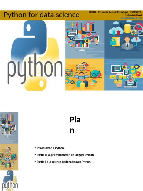 cours python element i and element ii complet pdf python langage
