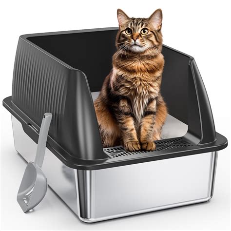 Stainless Steel Litter Boxxlb0czrmsy9q