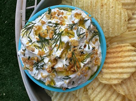 Roasted Garlic Dip Recipe By Farideh Sadeghin
