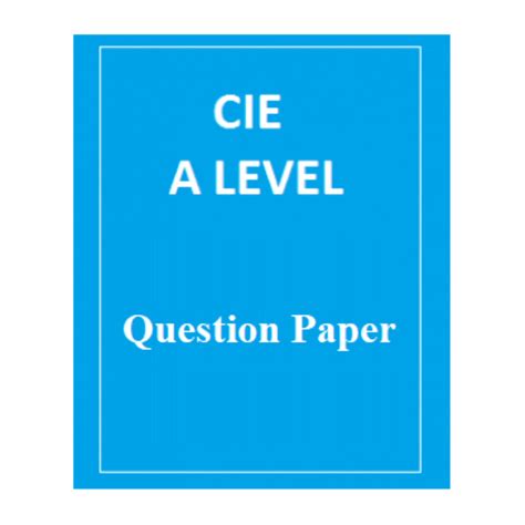 CIE A Level Physics Paper 1 Question Paper Daraz Com Bd