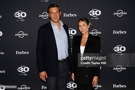 Steven Bertoni And Alix Earle Attend The 2023 Forbes 30 Under 30