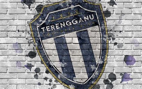 Terengganu FC Logo Art Malaysian Football Club Gray Malaysia Super