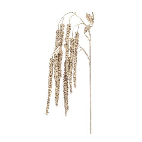 Primrue 44 Artificial Silver Amaranthus Spray 2 Per Bag Includes 2