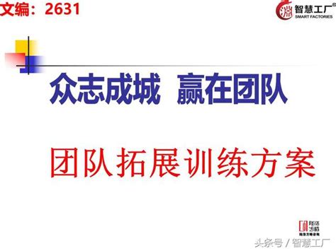 團隊拓展訓練方案PPT 每日頭條