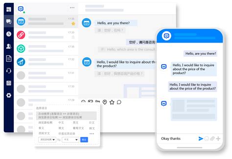 Nexchat 多语言翻译客服系统客服机器人