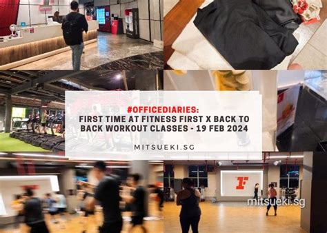 Officediaries First Time At Fitness First X Back To Back Workout