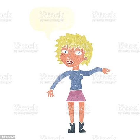 말풍선이 있는 손 흔드는 여자 친근하다 말풍선을 그리기에 대한 스톡 벡터 아트 및 기타 이미지 그리기 낙서 드로잉 대화
