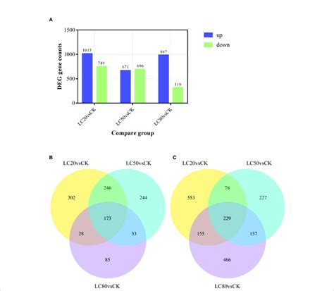 The Number Of Degs In M Separata Larvae Treated With Different