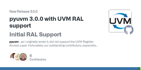 Ray Salemi On Linkedin Release Pyuvm 300 With Uvm Ral Support · Pyuvmpyuvm 13 Comments