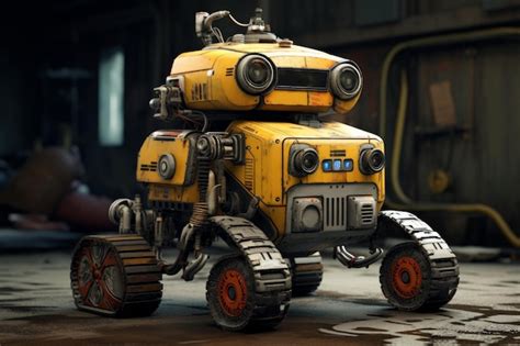 Premium Photo Industrious Robot Hand Assembly Car Generate Ai