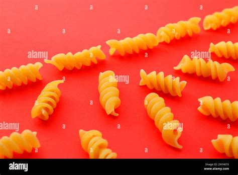 Barrier Preventing Passage Spiral Shaped Pasta Stock Photo Alamy