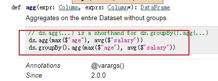 Scala Cannot Resolve Symbol When Trying To Using Spark Aggregation