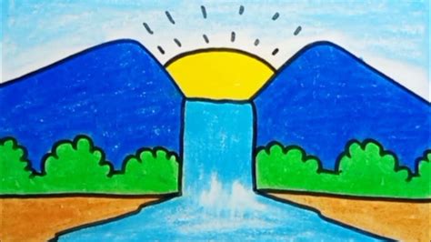 How To Draw Water Scenery