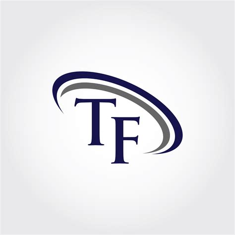 Monogram TF Logo Design By Vectorseller TheHungryJPEG